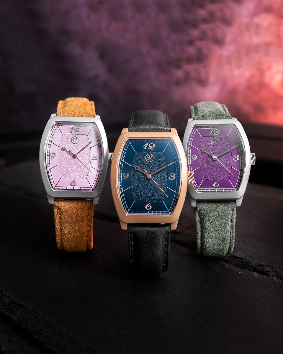 Pink Dial Watches | Luxury Watches| Tonneau Watch – Galvin Watch Company